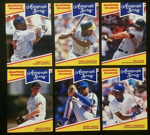 1991-1992 Mootown Snackers Signature Series *Pick Your Player* 10+ Ship ...