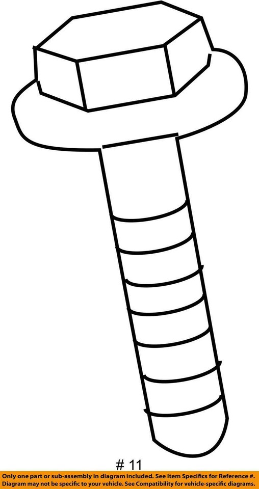 GM OEM 99-24 Acadia Limited Fuel System Components-Tank Strap Bolt ...