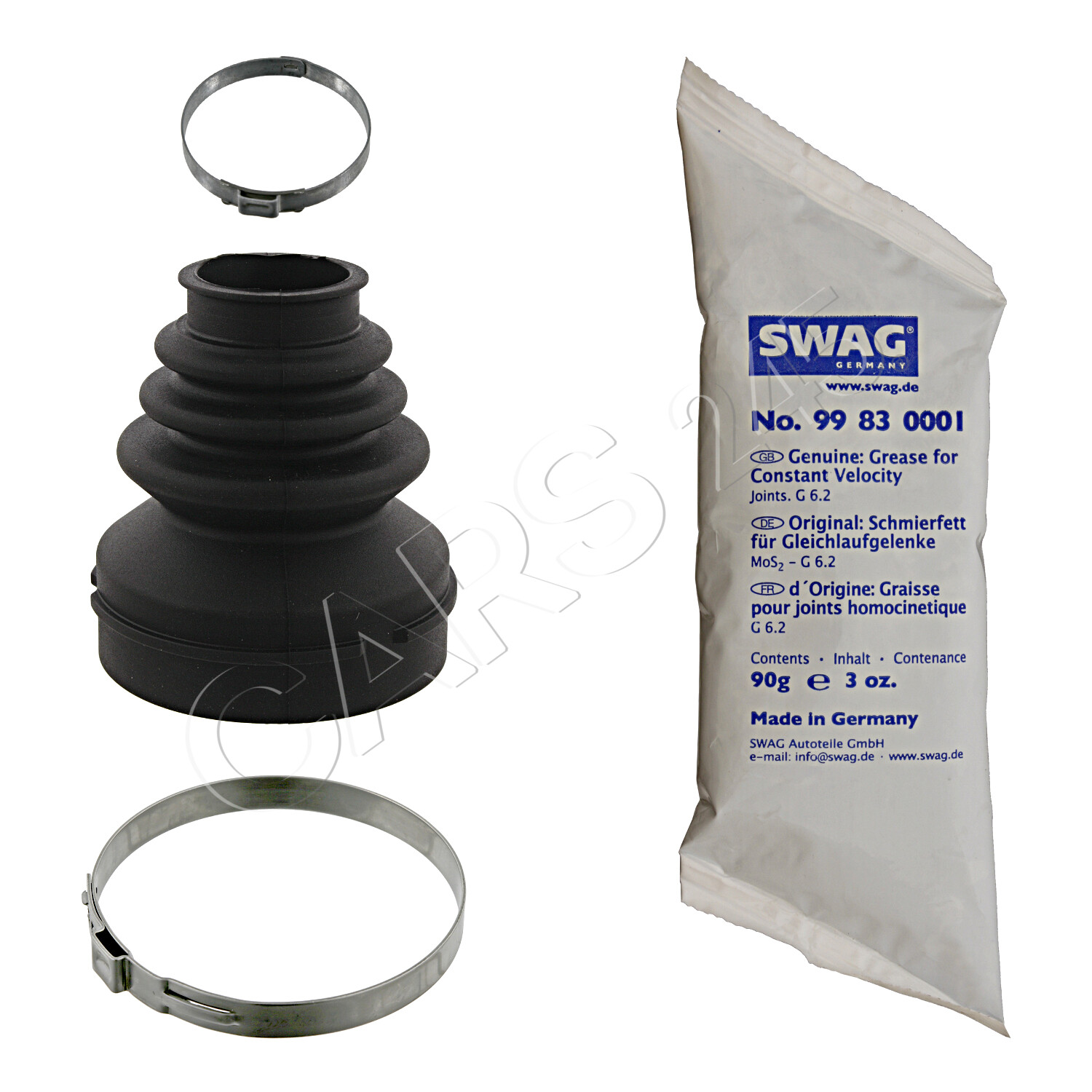 SWAG Drive Shaft Bellow Set Front Axle Fits CITROEN C4 DS PEUGEOT 308 ...