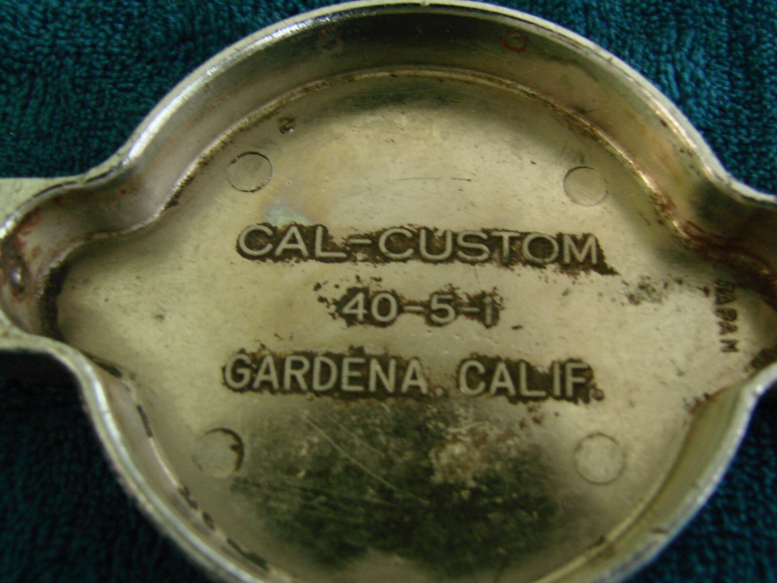 60s Cal Custom Chrome Finned Radiator Cap Cover 40-5-1 FAD T Ford Model ...