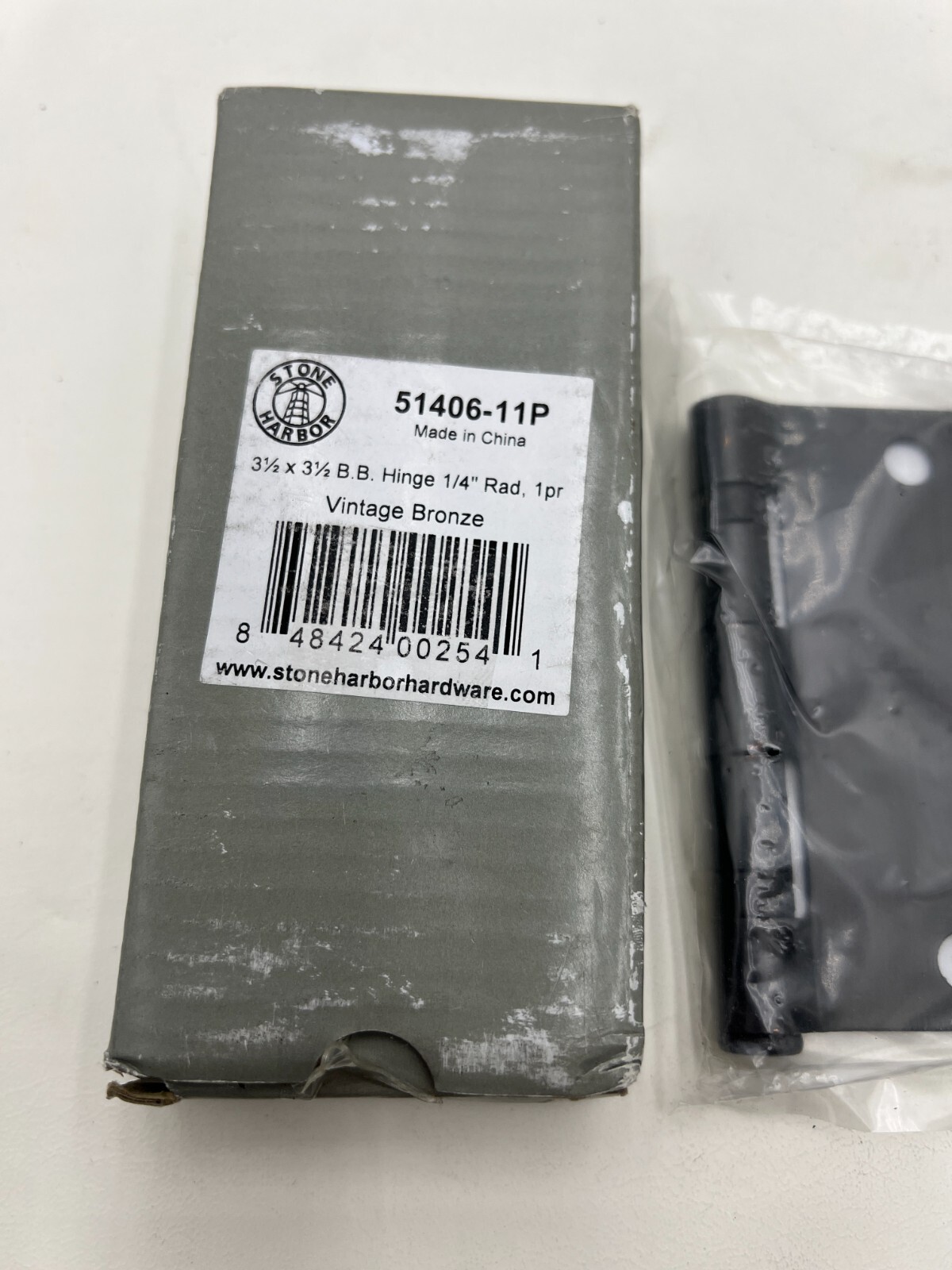 6 Boxes of 2 Stone Harbor Ball Bearing Hinge 51406-11P 3-1/2 x3-1/2 1/4 ...