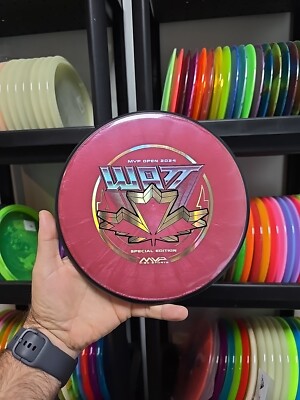 MVP Discs SOFT Plasma Watt 173g #6 MVP Open 2024 Edition Disc Golf ...