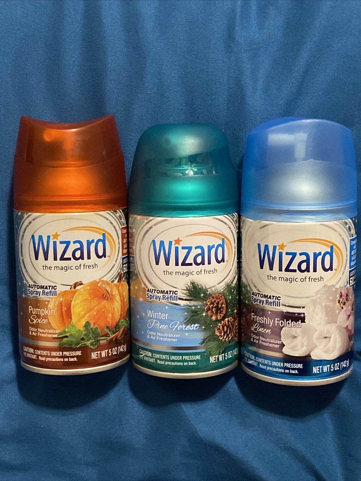 3-WIZARD Automatic Air Spray Refill Fits Air Wick/Glade Dispensers ...