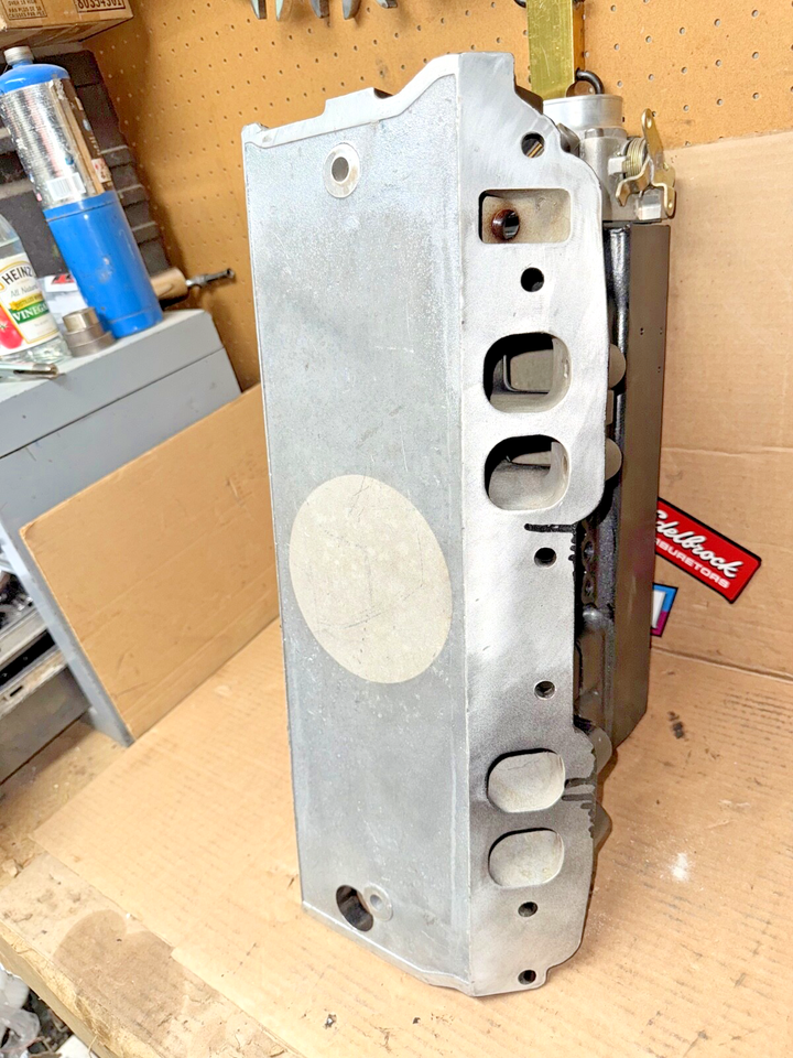 RARE BBC CHEVY V8 OVAL PORT ACCEL SUPER RAM INTAKE MANIFOLD W/ BBK ...