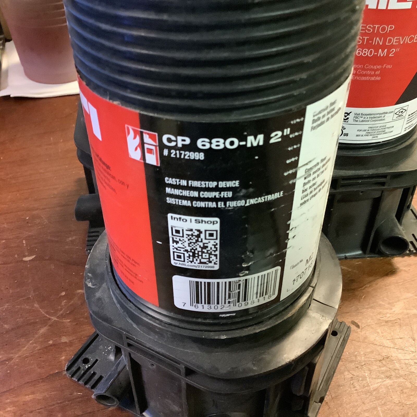 Hilti Cast In Firestop Device 2" CP680-M (Lot Of 3) | eBay