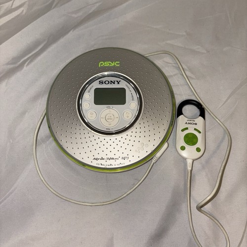 Sony PSYC MP3/ATRAC Portable CD Player - Walkman - Electric White (D ...
