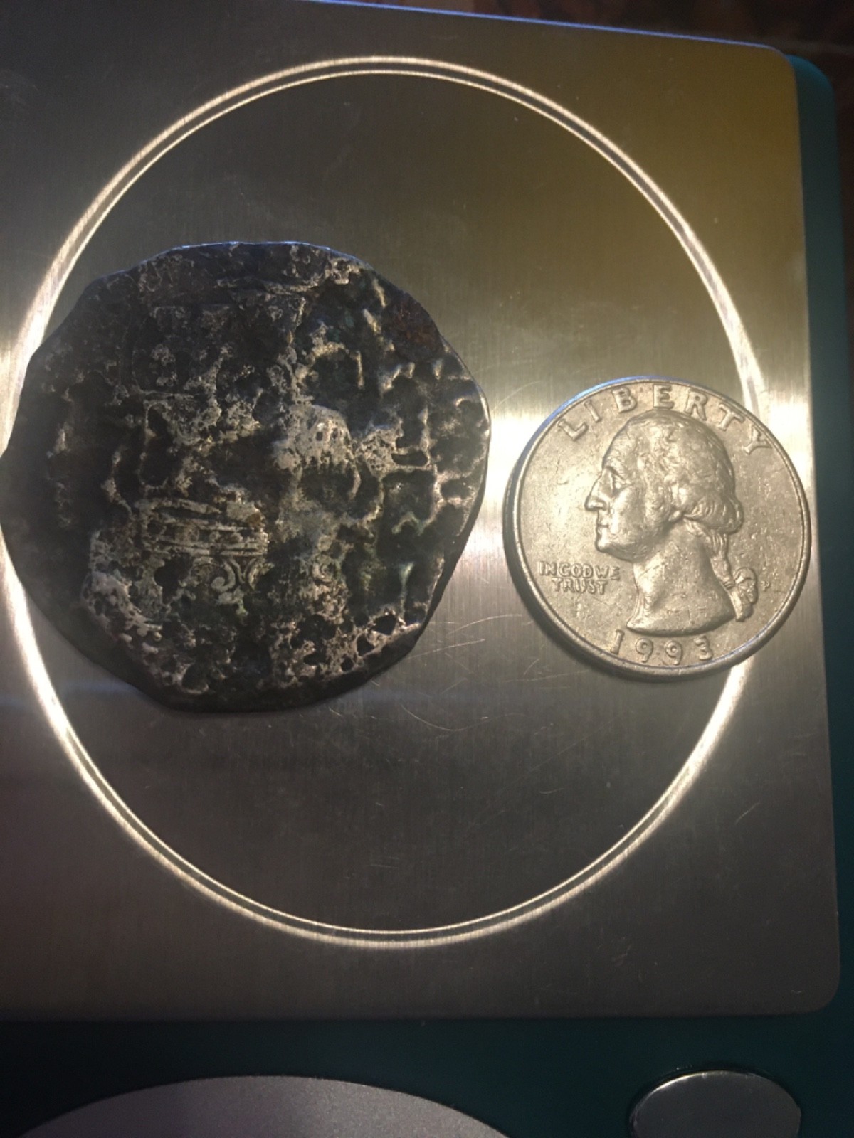 8 Eight reales reale silver cob pillar 1700 ‘s Spain Mexico treasure | eBay