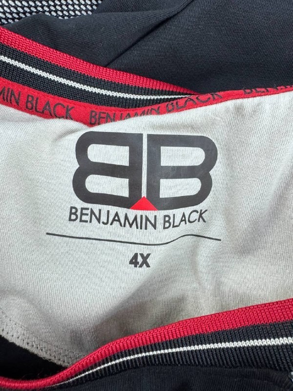 Benjamin Black Mens Colorblock Multicolor Pullover Short Sleeve T-Shirt ...