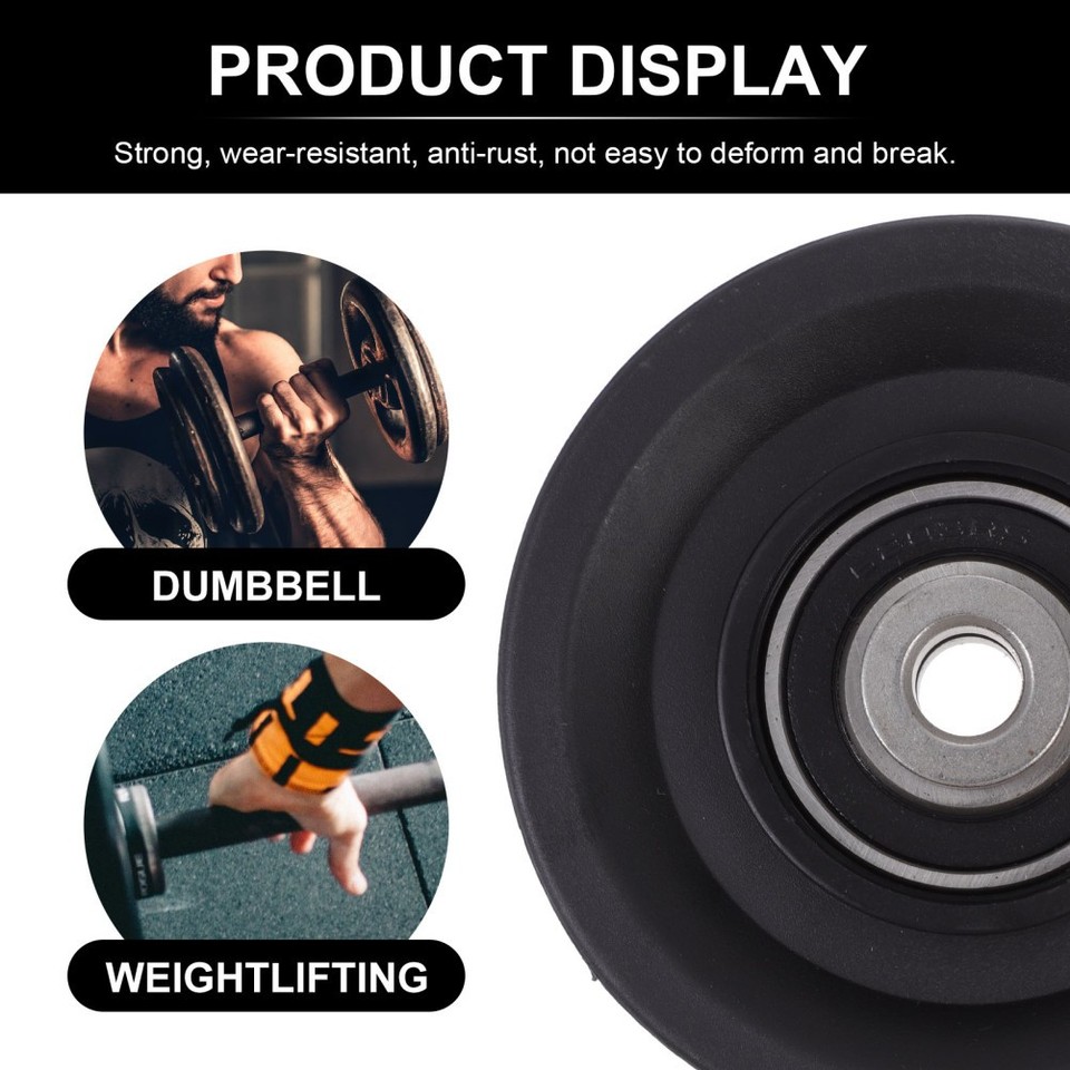 3 Pcs Fitness Pulley Accessory Wheel for Gym Equipment Replacement ...