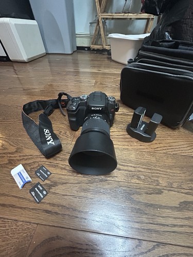 Sony Alpha 100 DSLR Camera Batteries Lens 3.5-5.6/18-70 Tamrac | eBay