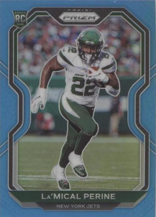 2020 Panini Prizm - Rookie La'Mical Perine #357 Light Blue Prizm (RC ...