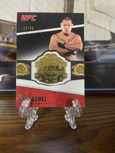 2011 Topps UFC Title Shot Cain Velasquez Championship Belt Plate Relic ...