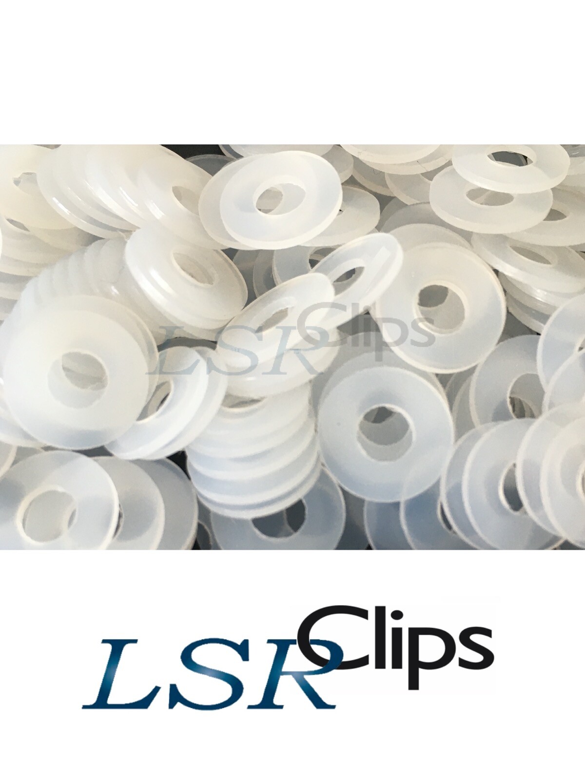 Plastic Nylon Clear Thin Washers M6 6.1mm ID 14mm OD Washer 1mm ...