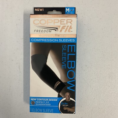 New Copper Fit Freedom Compression Elbow Sleeve - Medium | eBay