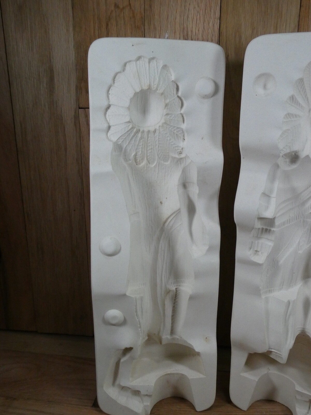 Duncan Ceramic Slip Mold 439C Standing Native American Vintage ...