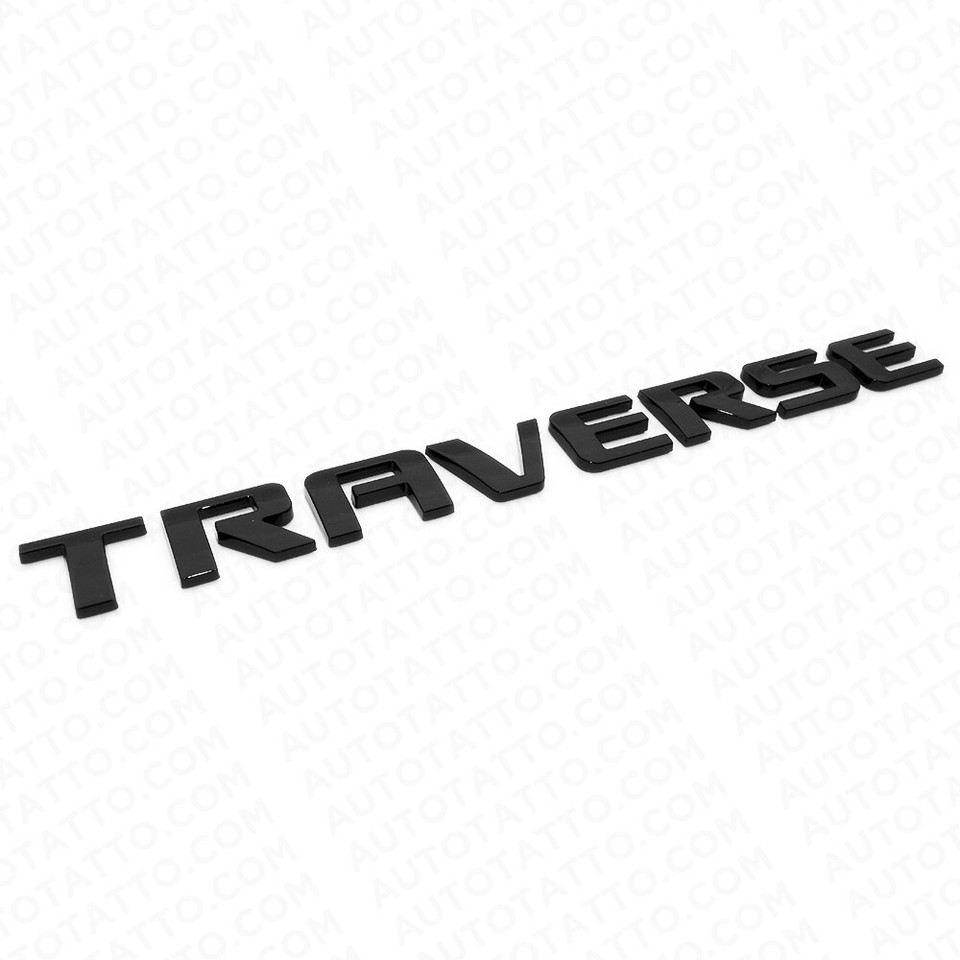 3x Chevy Traverse Front Door & Liftgate Badge Nameplate Logo Emblem ...