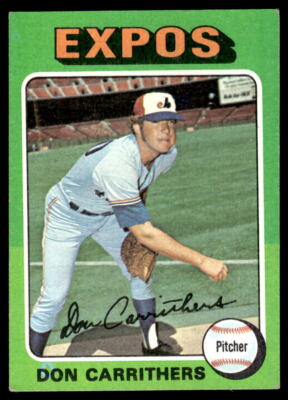 1975 Topps Don Carrithers #438 Montreal Expos Baseball Card | eBay