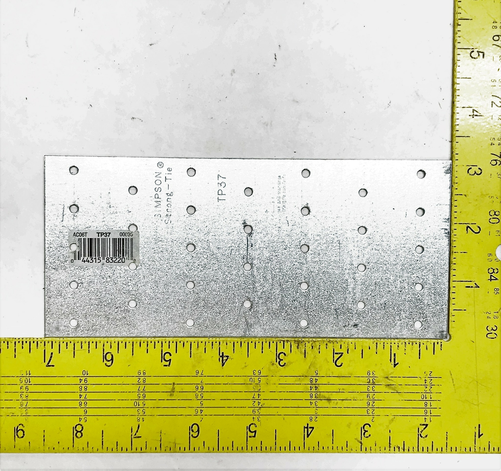 Simpson "StrongTie" 3-1/8" X 7" Wood Splice Tie Plate TP37 [Lot of 9 ...