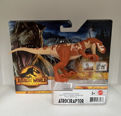 Atrociraptor Jurassic World Dinosaur Figure Ferocious Pack Toy Dominion Park Red Ebay