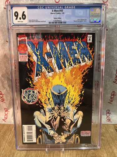 X-Men #40 CGC 9.6 (1995) - Deluxe Edition Comic New Slab Mint ...