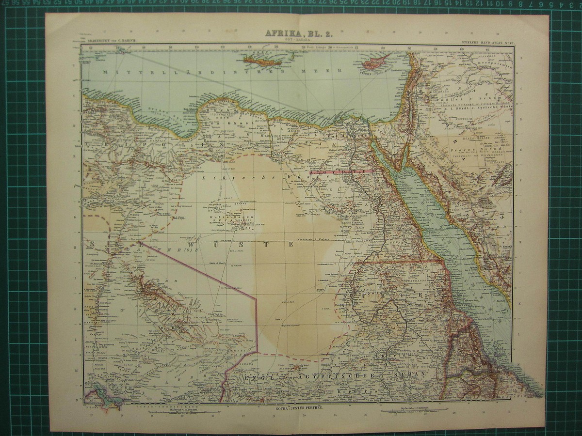 Nile Delta Africa Map