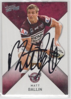 🔥 2011 Strike Signed Card MATT BALLIN #67 🔥☆ | eBay Australia
