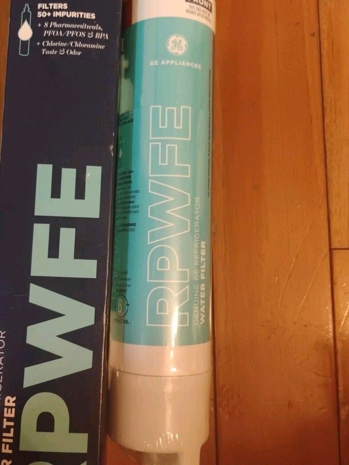 GE RPWFE Refrigerator Water Filter with Chip Open Box Sealed(See Pics ...