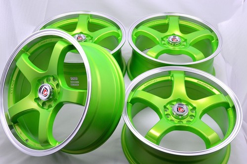 17" Green Rims Element CRV HRV Elantra Kona Nexo Tiburon K5 5x100 5x114 ...