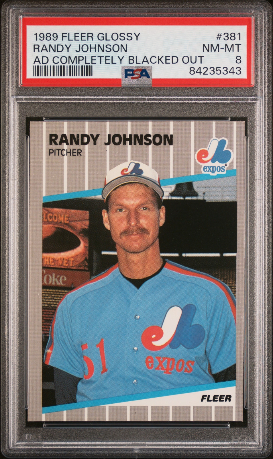 1989 Fleer - Glossy #381 Randy Johnson (RC) for sale online | eBay