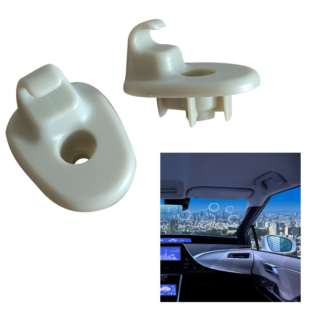2Pc Sun Visor Clips Retainer For 2008-2012 Jeep Liberty & Dodge Nitro ...