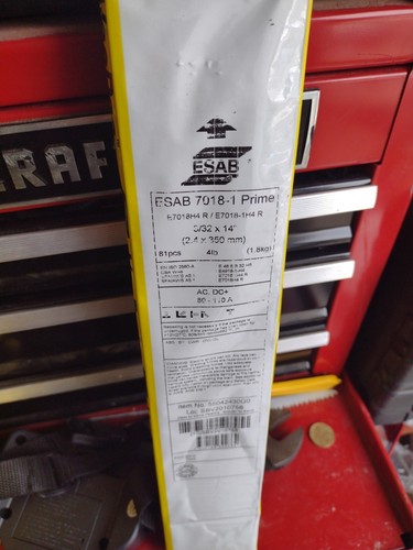 ESAB VacPac Welding Electrodes 81 Piece 4lb Pack 55042430G0 7018-1 ...