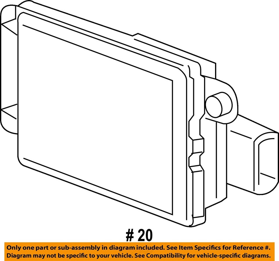 GM OEM 14-20 ELR Frame Frame Components-Distance Sensor 13442495 | eBay