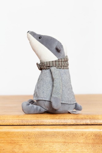 Jellycat Riverside Rambler Badger (nwot) | eBay UK