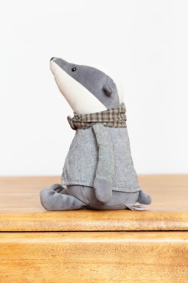 Jellycat Riverside Rambler Badger (nwot) | eBay UK