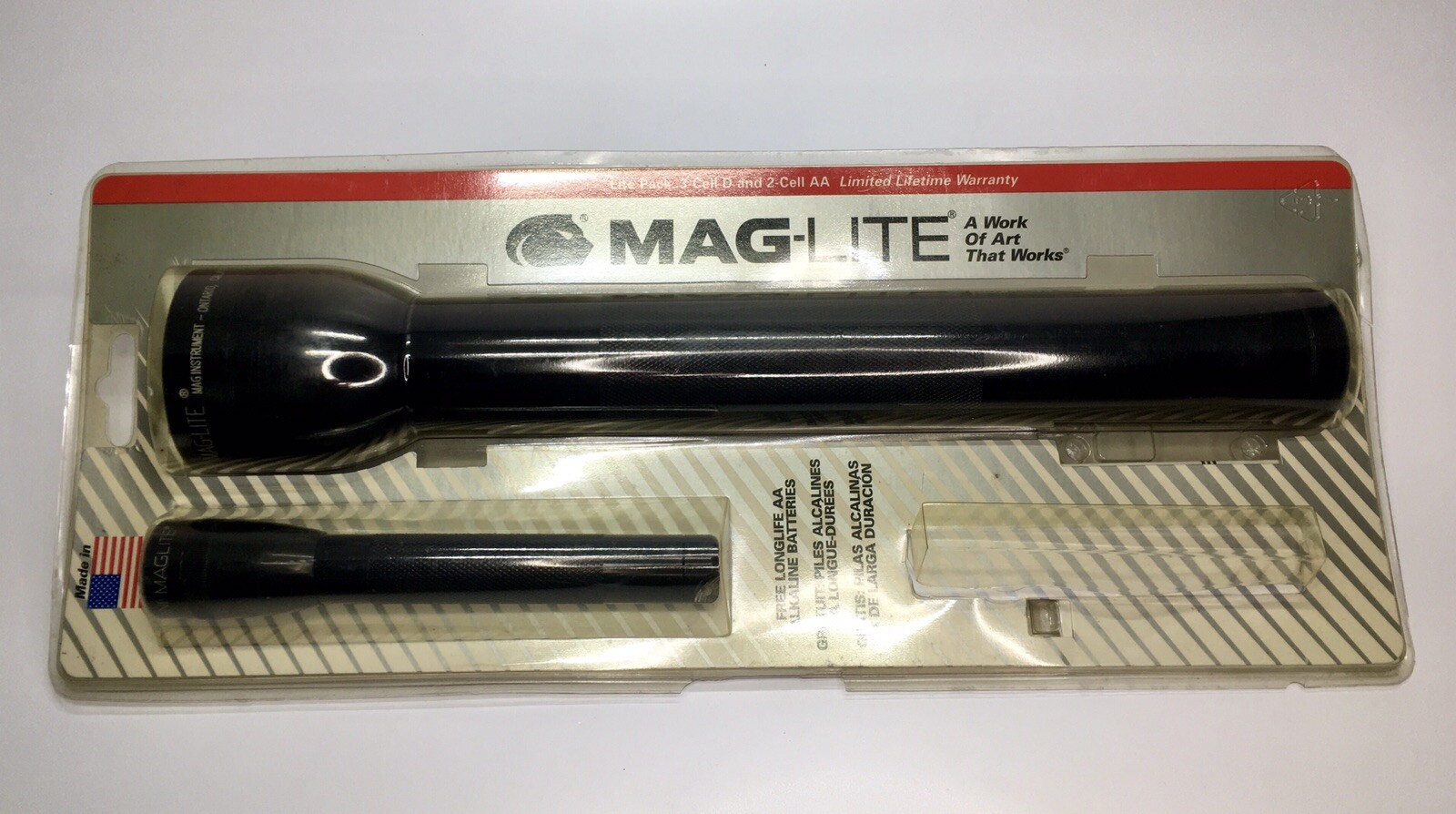 Vintage 1996 MagLite 3-Cell D & 2-Cell AA Combo Pack | eBay