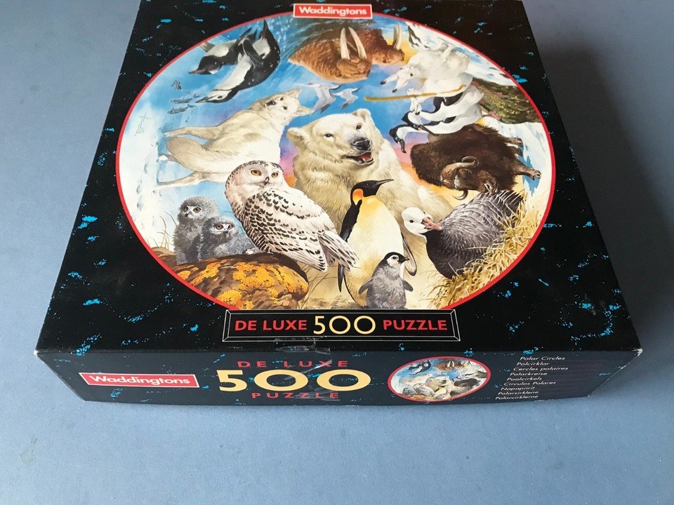 Waddingtons 500 Piece Circular Jigsaw Puzzle, Polar Circles, 1994 ...