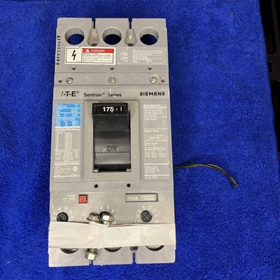 Siemens FD63F250 175 Amp 3 Pole 600V B Circuit Breaker w/ 175 Amp shunt ...