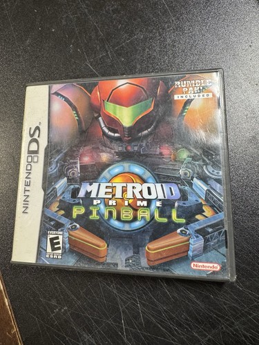 Nintendo DS Metroid Prime Pinball Case, Manual & Rumble Pak , No Game ...