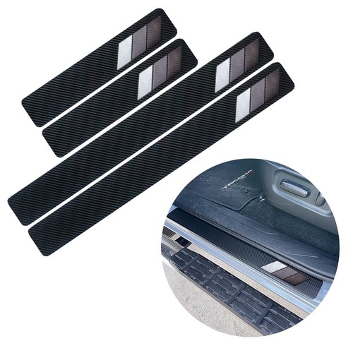 Car Door Plate Sill Scuff Anti Scratch Decal Stickers Protector Fits ...