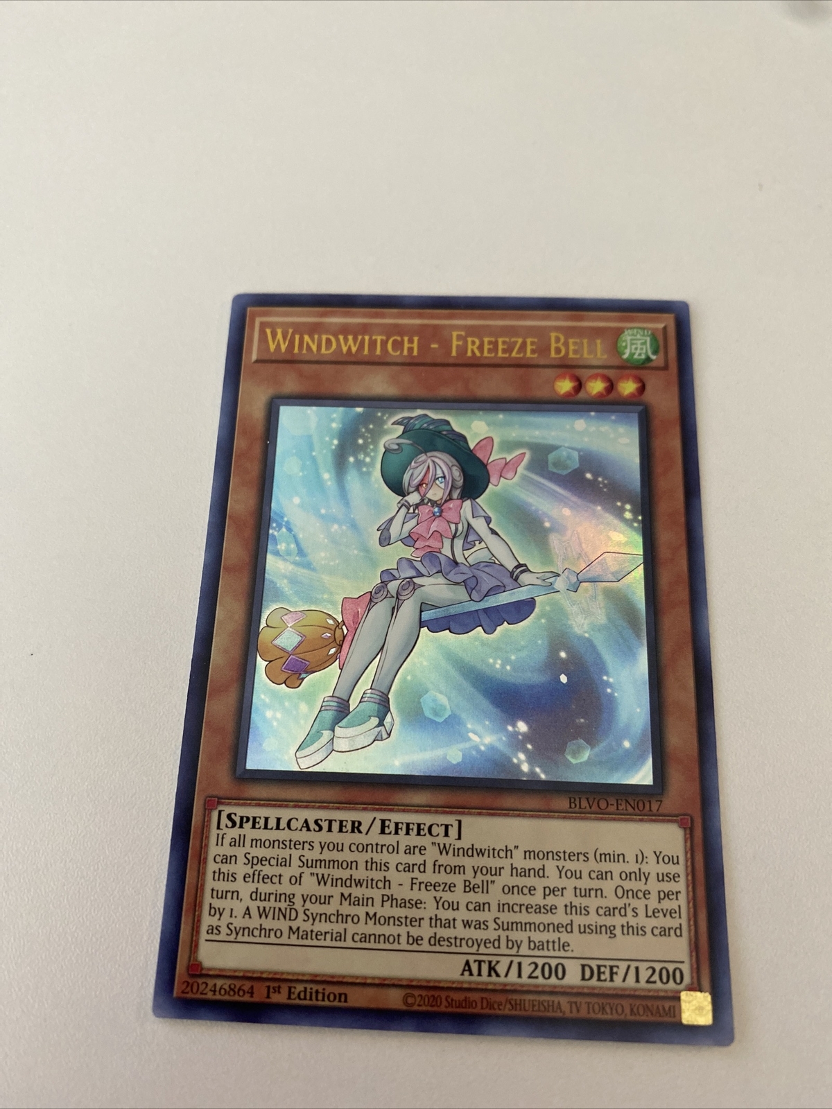 Yu-Gi-Oh! TCG Windwitch - Ice Bell Shadows in Valhalla SHVA-EN046 1st ...