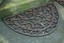 FUSSMATTE 69x40x2 cm Fussabtreter Guss halbrund Landhausstil Türmatte ...