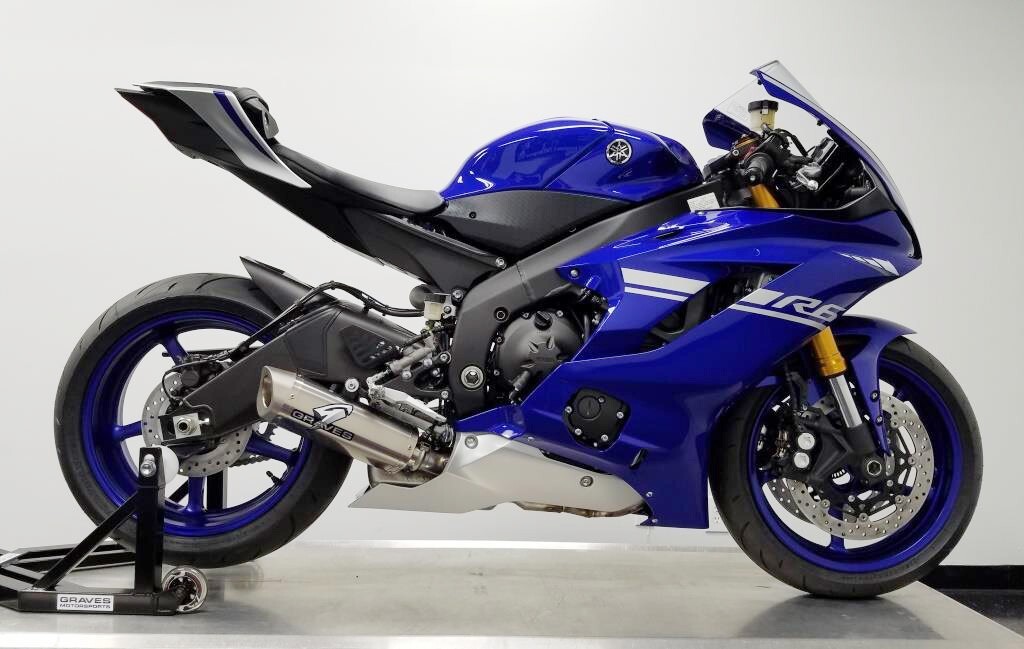 Graves Motorsports Yamaha R6 Slip-on Titanium Exhaust 2006-2020 | eBay