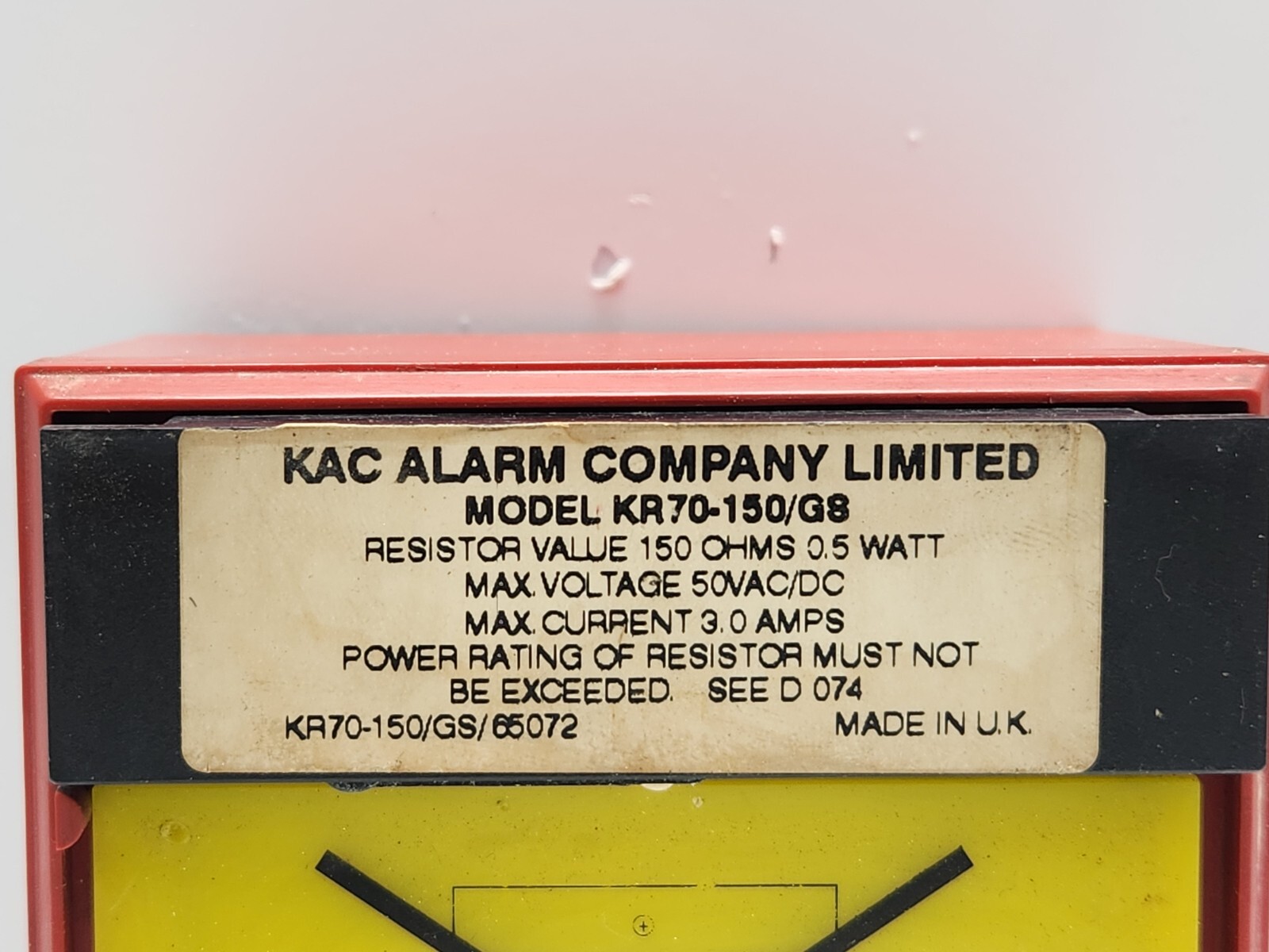 AUTRONICA KAC ALARM KR70-150/GB MANUAL CALL POINT | eBay