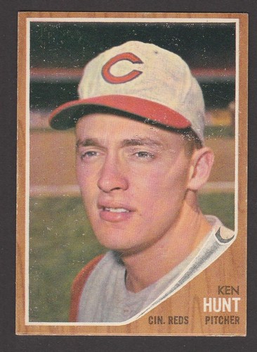 1962 TOPPS BASEBALL # 364 KEN HUNT INV 1065 | eBay