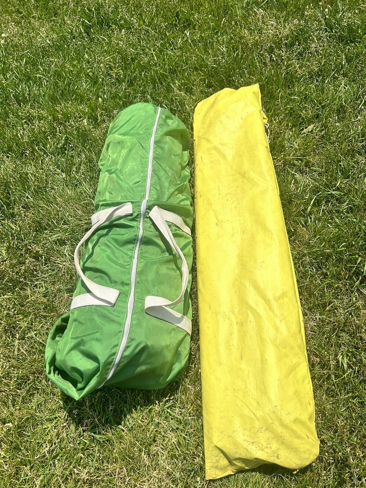 Vintage Diamond Camping Canvas Cabin Tent 11’ x 9’ heavy weight 7’ High ...
