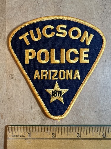 Tucson Police (Arizona) Black Background Shoulder Patch AZ - new | eBay UK