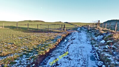 Photo 6x4 Riccarton Hills Linlithgow A farm track gives good access to ...