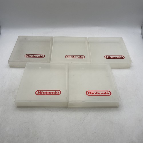 Lot of (5) Clear Plastic Nintendo NES Logo Cartridge Hard Clamshell ...