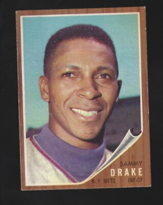 1962 TOPPS SAMMY DRAKE # 162 NEAR MINT | eBay