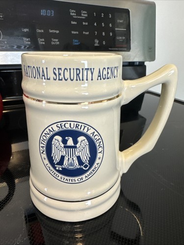 FREE SHIPPING NSA Ceramic Coffee Mug National Security Agency ...